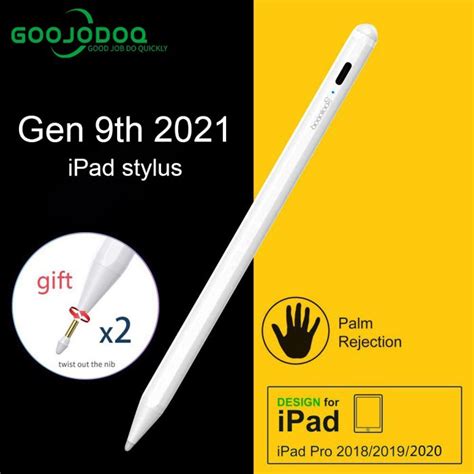 jual goojodoq gen 9th stylus pencil for ipad 6 7 8 9 for apple pencil 1