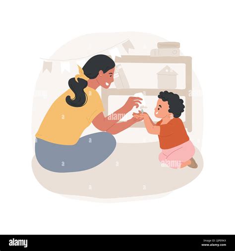 Hand Sanitising Isolated Cartoon Vector Illustration Learn Using Hand