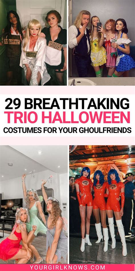 29 Insanely Cute Trio Halloween Costumes Women To Literally Drop Jaws