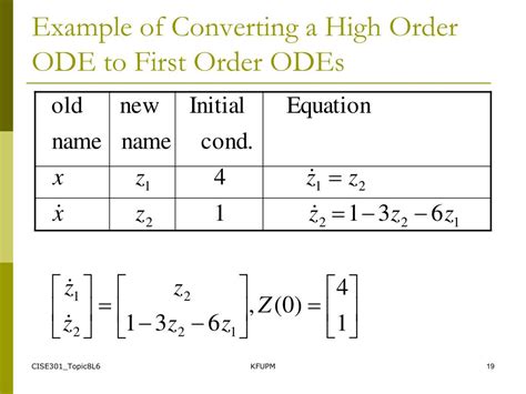 Ppt Cise301 Numerical Methods Topic 8 Ordinary Differential Equations Odes Lecture 28 36