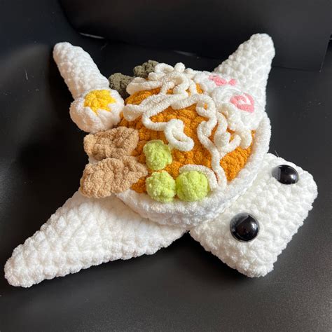 Sting Ramen Crochet Pattern Pdf File Croutons Crochet