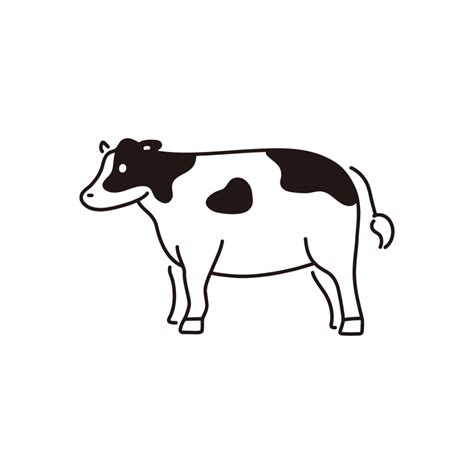 牛のイラスト｜フリーイラスト素材集 ソコスト Cow Tattoo Tatoo Art Tattoo Flash Art Cute