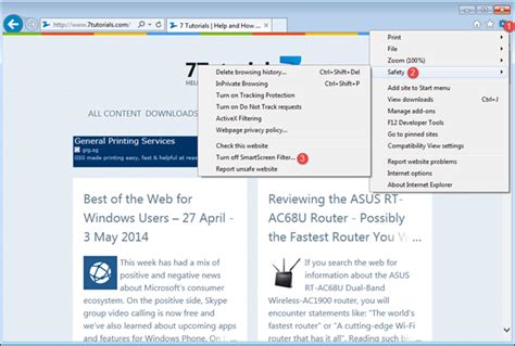 Enable Smartscreen Filter For Web Content In Windows How To Turn Off Or Disable SmartScreen