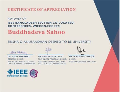 Dr Buddhadeva Sahoo On Linkedin After A Long Time I Got This Recognition