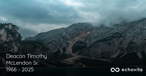 Deacon Timothy Lamar Mclendon Sr Obituary 1966 2025 Elberton Ga