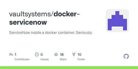 Github Vaultsystemsdocker Servicenow Servicenow Inside A Docker