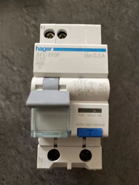 DISJONCTEUR DIFFÉRENTIEL HAGER A Courbe C P mA type AC Ref AFC F EUR PicClick FR