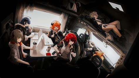 Texas Lappland Exusiai Mostima Sora And 3 More Arknights Drawn