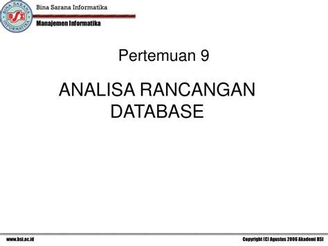 Ppt Analisa Rancangan Database Powerpoint Presentation Free Download