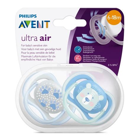 Philips Avent Пустышка Philips Avent ultra air с футляром для хранения ...