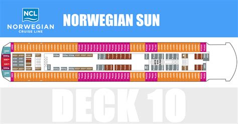 Norwegian Sun Deck 10 Activities And Deck Plan Layout