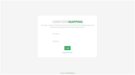 cemetery mapping information system