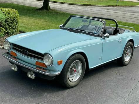 1973 TRIUMPH TR6 WITH SOFTOP RARE OVERDRIVE HARDTOP For Sale