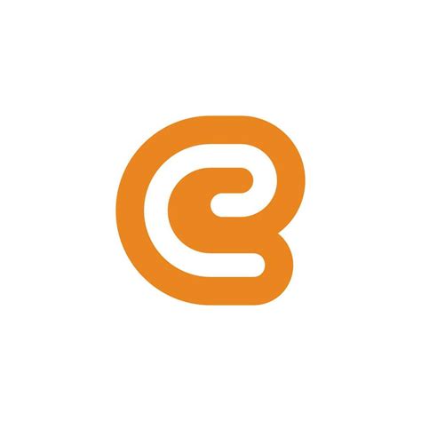 Letter E Outline Curves Cute Logo Vector Vector Art At Vecteezy