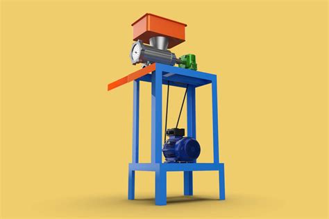 Electric Meat Grinder Machine 3d Model By Surf3d