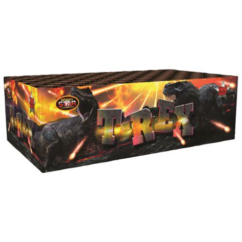 T Rex Firework 100 Shot Single Ignition Barrage Arrow Redstar