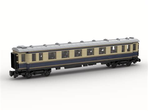 Lego Moc Historical Rheingold 1928 2nd Class Passenger Coach 8w By