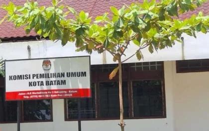 Besok KPU Batam Memulai Rapat Pleno Terbuka Rekapitulasi Hasil