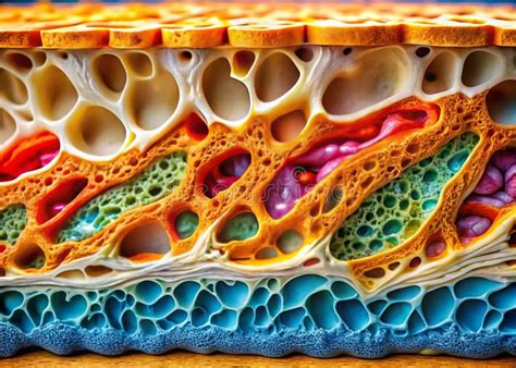 Understanding Bone Structure A Detailed Cross Section Illustrating The