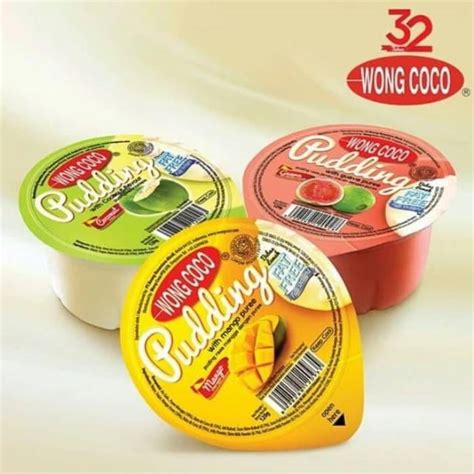 Jual Wong Coco Puding Dengan Rasa Mangga Guavaand Kelapa 120gr Shopee