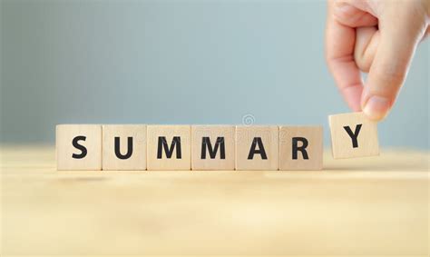 Summary Text On Wooden Cube Blocks Past Performance Analysis For