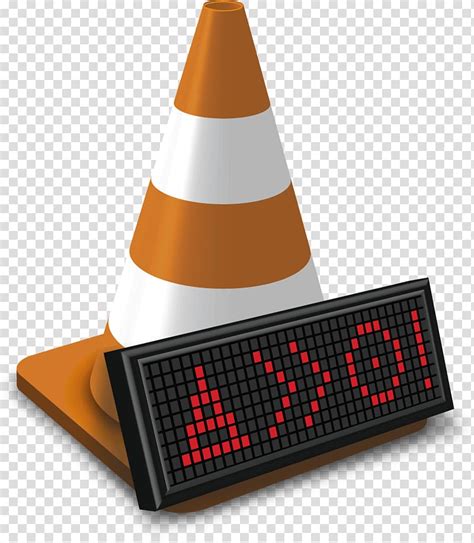 Traffic Cone Icon Media Player At Vectorified Collection Of