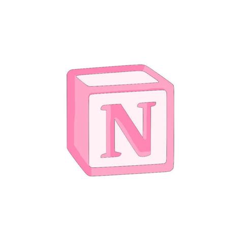 Pink Notion App Icon