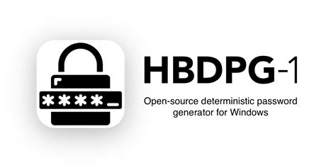 GitHub Piotr Kniaz HBDPG Open Source Deterministic Password Generator For Windows