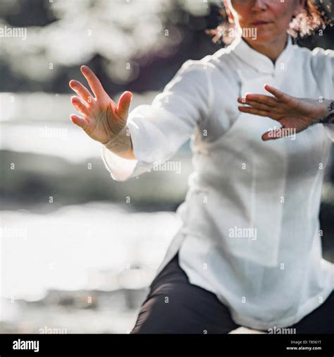 Tai Chi Practice Stock Photo Alamy