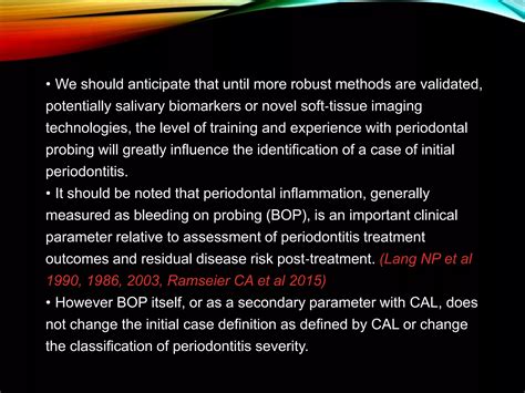 Classification Of Periodontal Disease 2017 Pptx