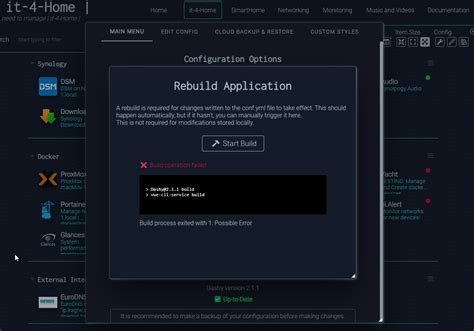 Bug Rebuild Of Dashy In Proxmox Cluster V 804 Linuxturnkey