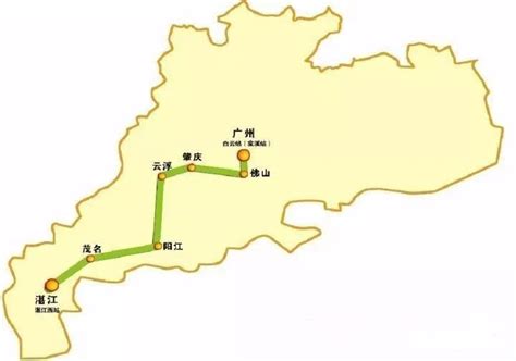 广湛高铁最新方案公布！350kmh时速带茂名玩转珠三角！