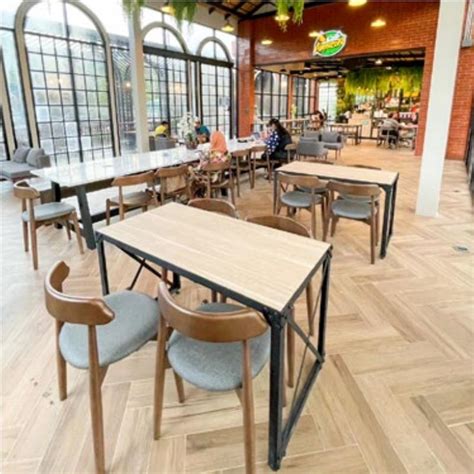 Cafe Amazon Yks Home เฟอร์นิเจอร์ไม้จริง สไตล์มินิมอล