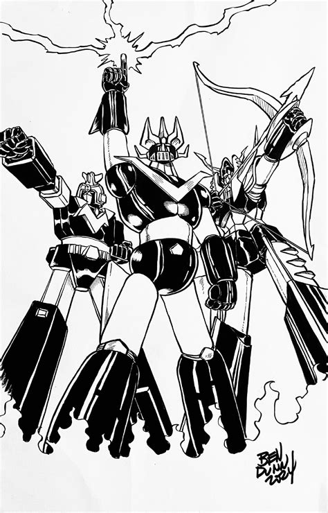 Great Mazinger Mazinger Series Raideen Series Yuusha Raideen Ben Dunn Combattler