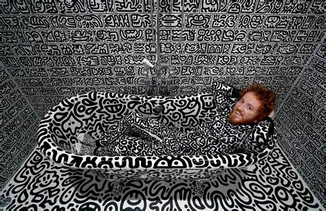 Uk Artist Mr Doodles Covered His Entire House In Signature Doodles
