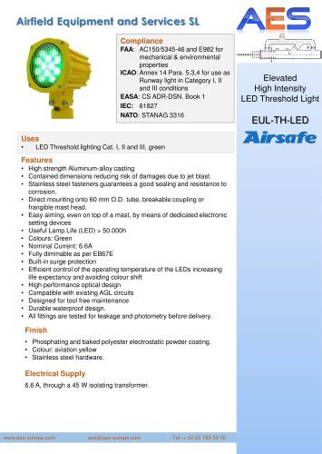 Sequence Flashing Light Aes Airfield Equipment And Services Sl Pdf