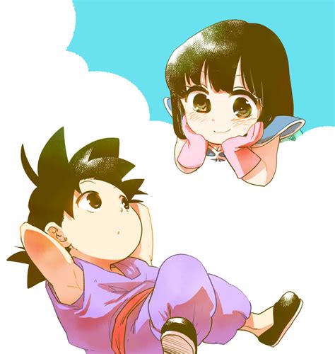 Son Goku And Chi Chi Dragon Ball Drawn By Fukukofuku Danbooru