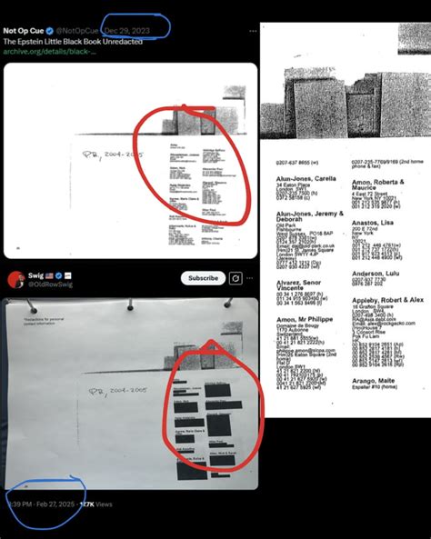 The Redacted Pages In Epstein Release File Given To Influencers” At The White House Today Are