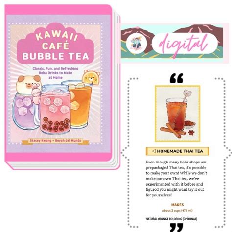 Kawaii Cafe Bubble Tea Classic Fun Refreshing Boba Drinks To Make At