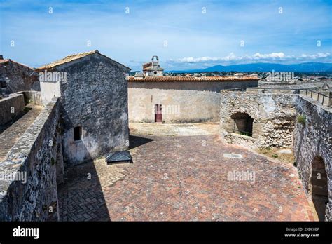 Interior Of Th Century Star Shaped Fort Carr In Antibes French Riviera C Te D Azur