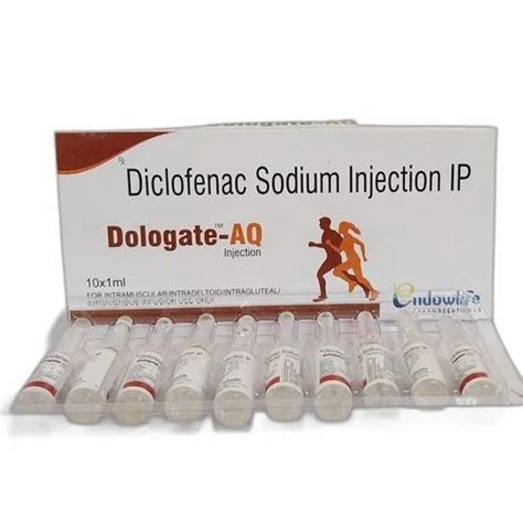 Diclofenac Sodium Injection IP At Piece Dynapar AQ In Hyderabad ID