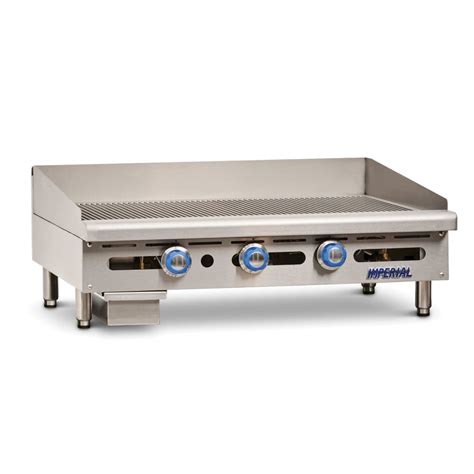 Imperial IGG 72 72 Gas Griddle W Thermostatic Controls 1 Grooved