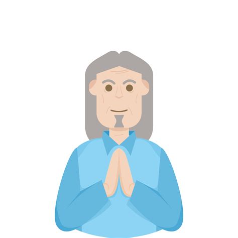 Free The Elderly Seventies Grandfather Character Face Old Man Smile