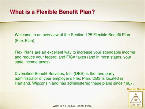 Ppt Section 125 Plan Flexible Benefit Powerpoint Presentation Free