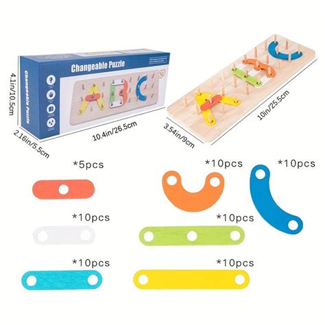 Geometric Shape Matching Spike Board Educational Toys