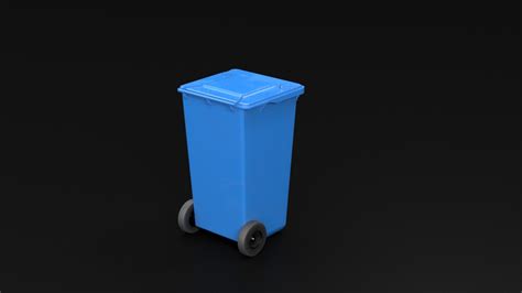 Garbage Container 240l Model Turbosquid 2000975
