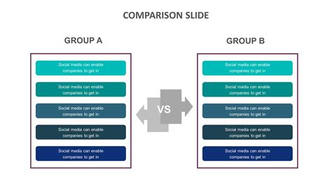 Comparison Slide Templates Biz Infograph