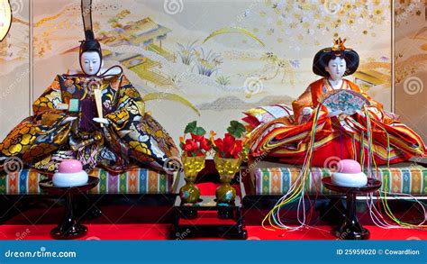 Japanese Hina Dolls Stock Photo Image Of Hinaningyo
