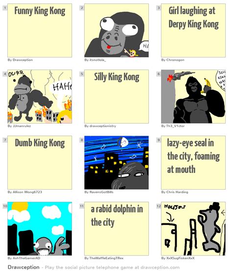 Funny King Kong Drawception