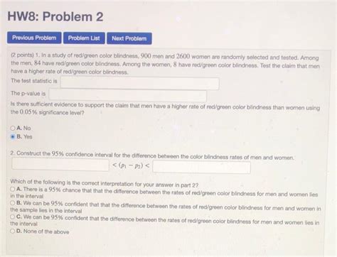 Solved Hw8 Problem 2 Previous Problem Problem List Next